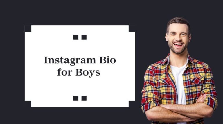 Instagram Bio for Boys Simple, Professional, Attractive, and More Bio ...